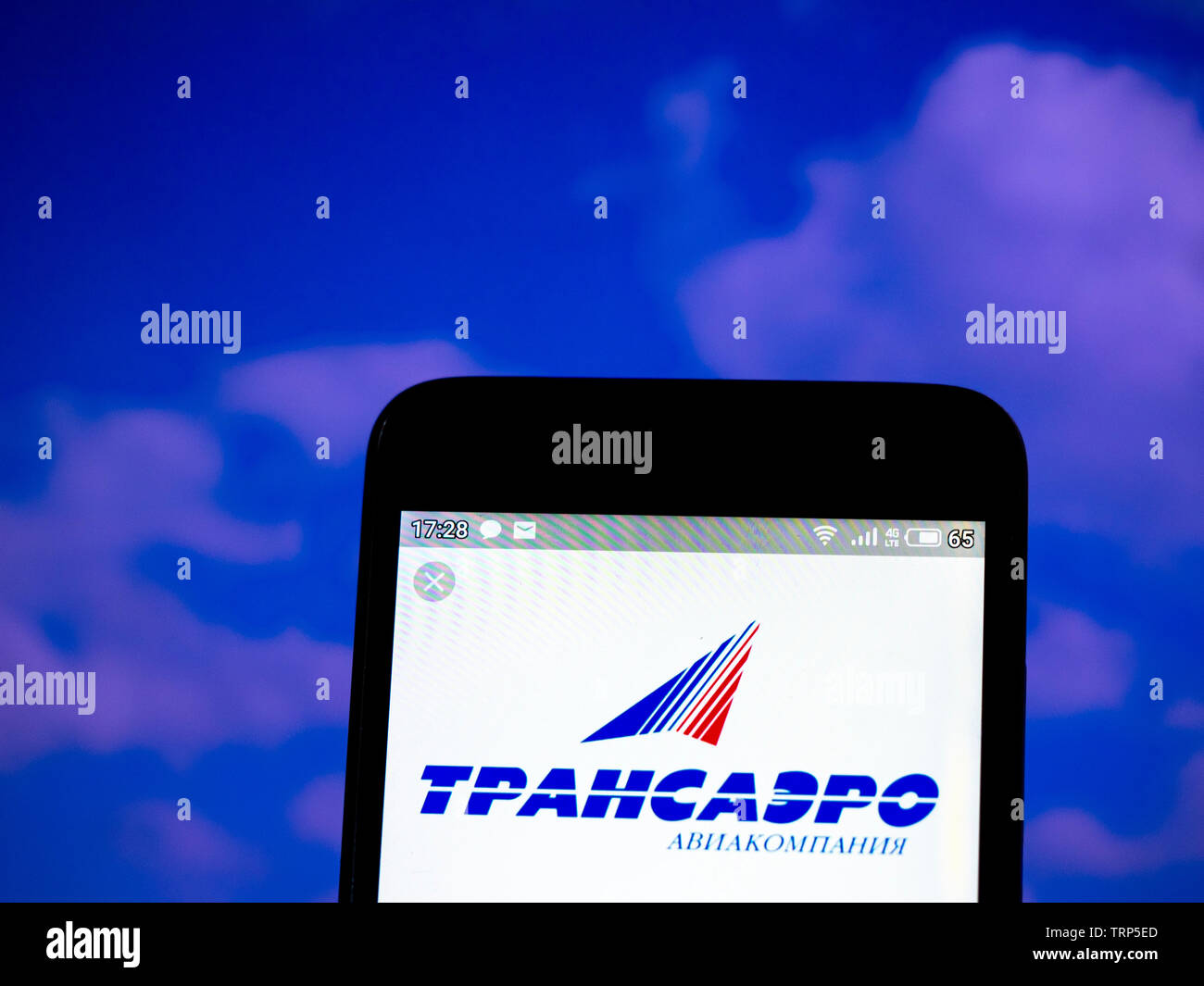 Transaero Logo Transaero Hi Res Stock Photography And Images Alamy