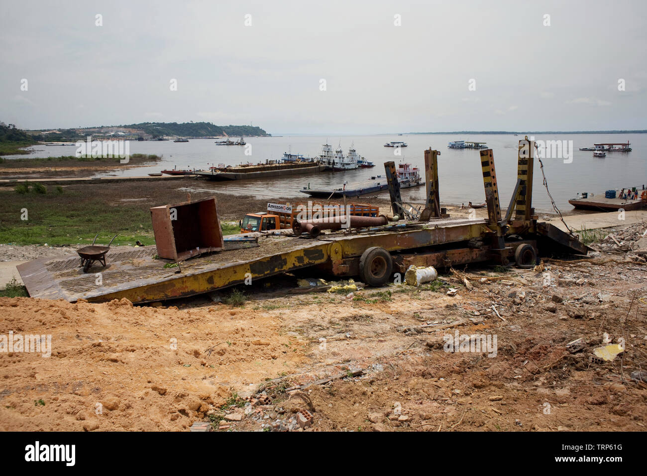 Old raft, Porto, Amazônia, Manaus, Amazonas, Brazil Stock Photo - Alamy