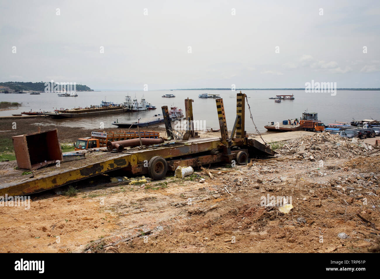 Old raft, Porto, Amazônia, Manaus, Amazonas, Brazil Stock Photo - Alamy