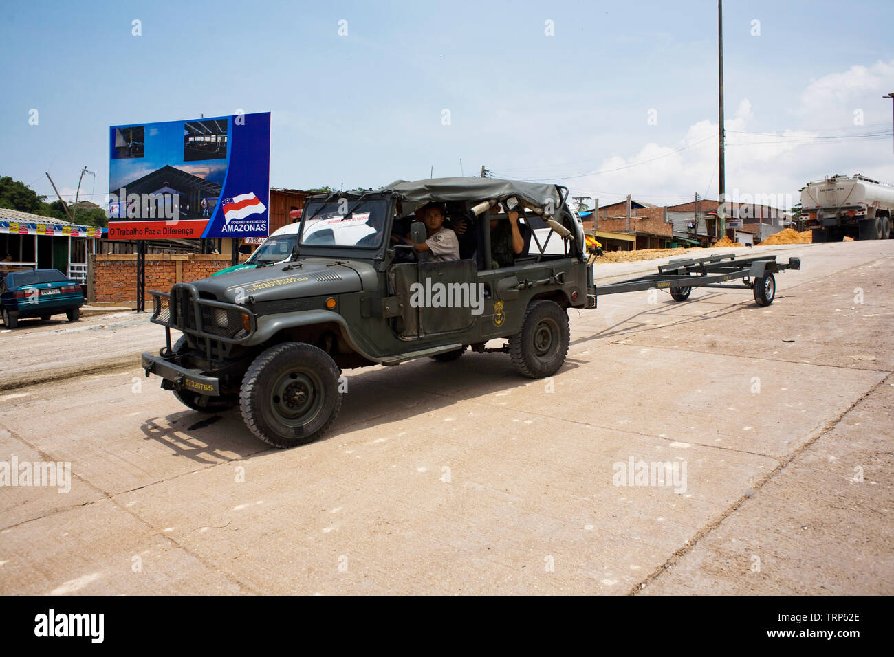 Amazonia road hi-res stock photography and images - Alamy