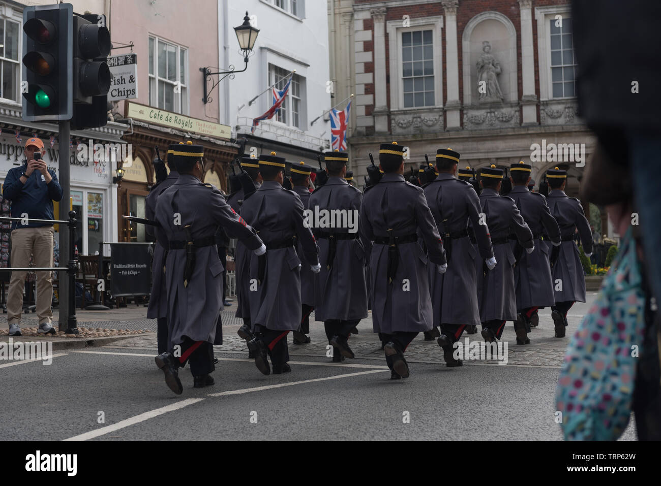 Grey parade uniform hi-res stock photography and images - Alamy