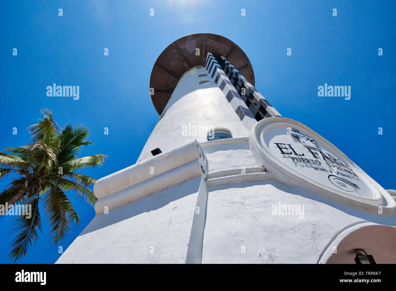Puerto Vallarta, Mexico-22 April, 2018: Famous El Faro lighthouse with ...