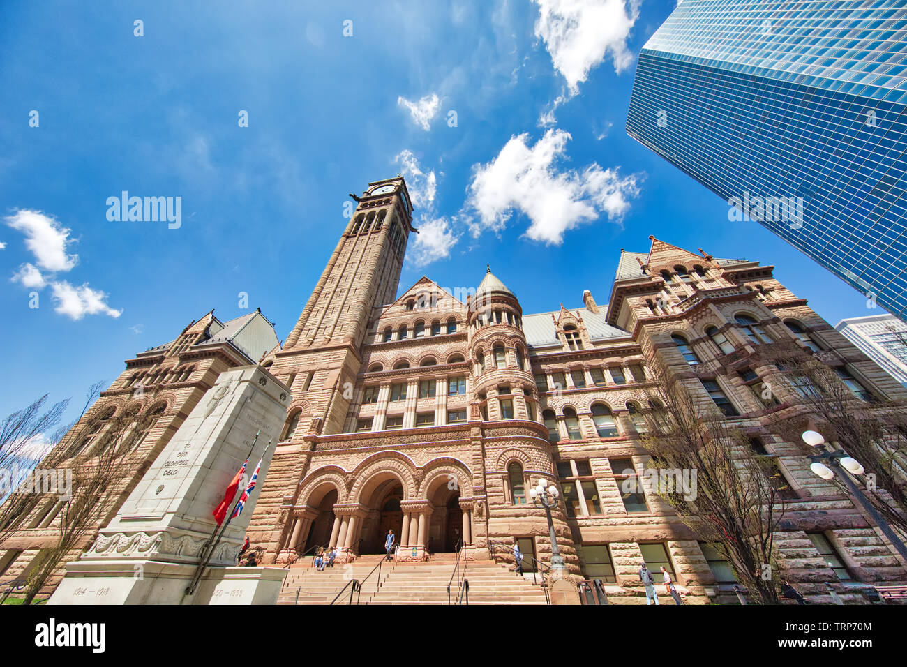 Toronto, Canada-April 10, 2019: Old Toronto City Hall on Nathan ...