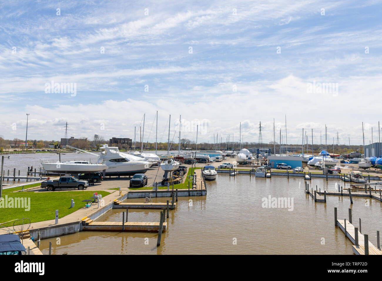 Small boat yard hi-res stock photography and images - Alamy