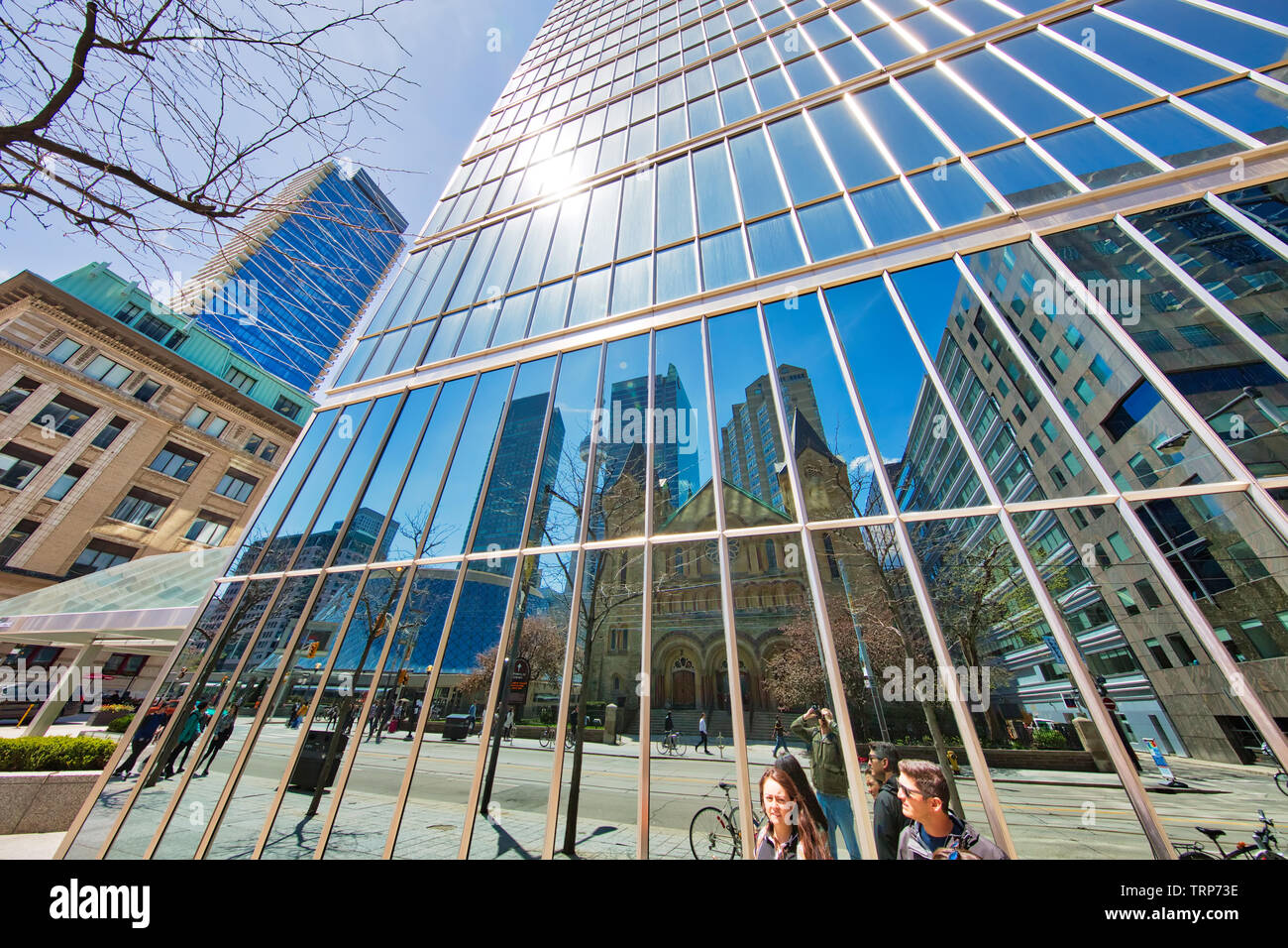 Toronto, Ontario, Canada-5 April, 2019: Scenic Toronto financial ...