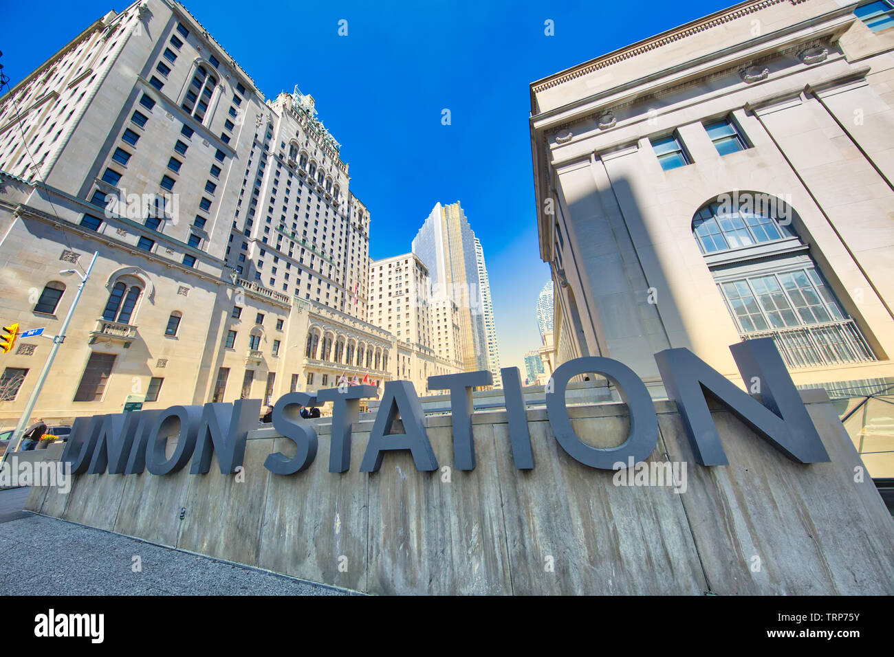 Toronto, Ontario, Canada-27 May, 2019: Toronto Union station that ...