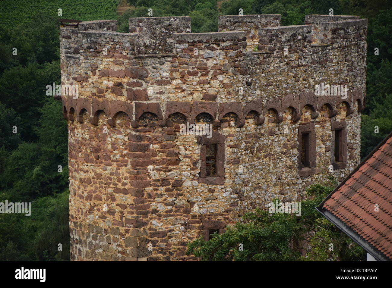 A view of Neuleiningen, a town in the Rhineland of Germany Stock Photo ...