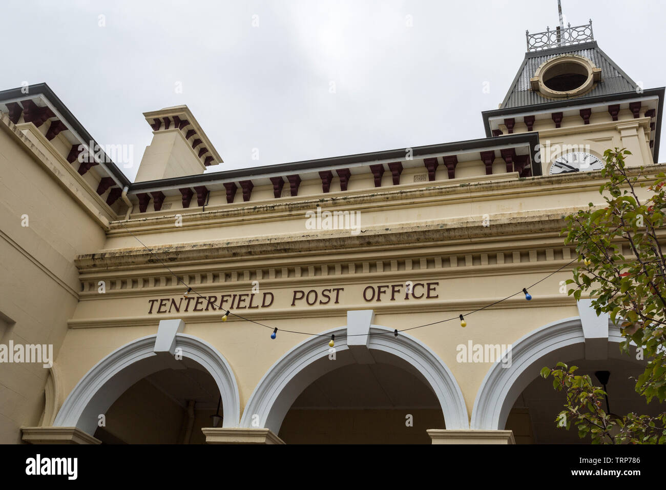 Detail of the Tenterfield Port Office, a heritage listed building ...