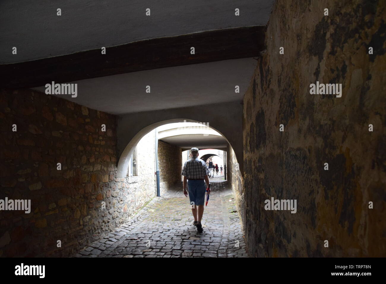 A view of Neuleiningen, a town in the Rhineland of Germany Stock Photo ...