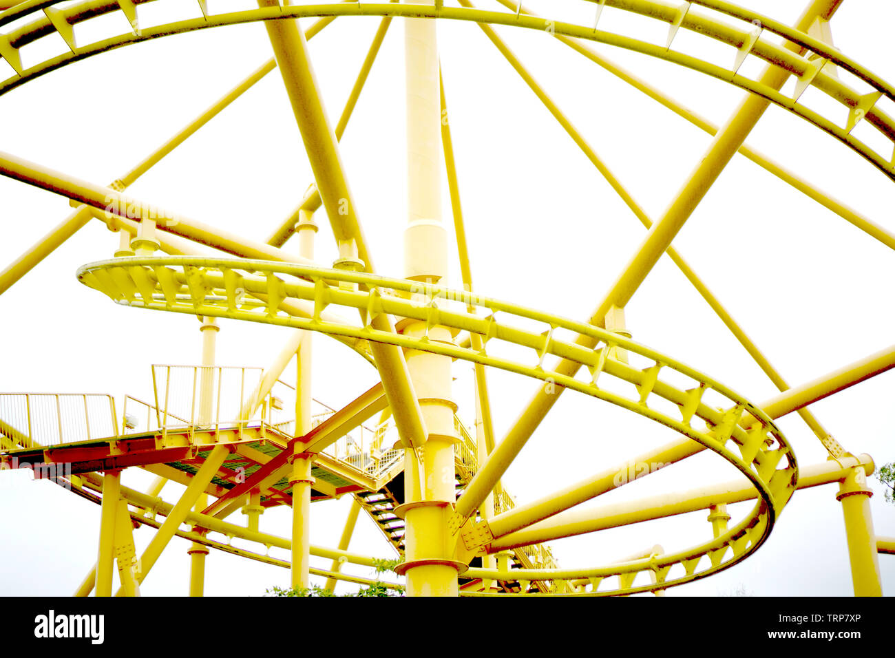 structure of a roller coaster Stock Photo - Alamy