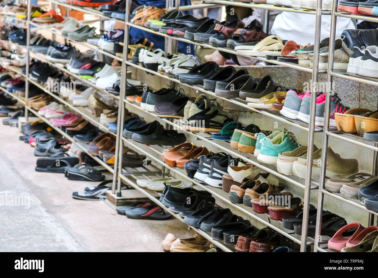 Shoe rack temple hi-res stock photography and images - Alamy