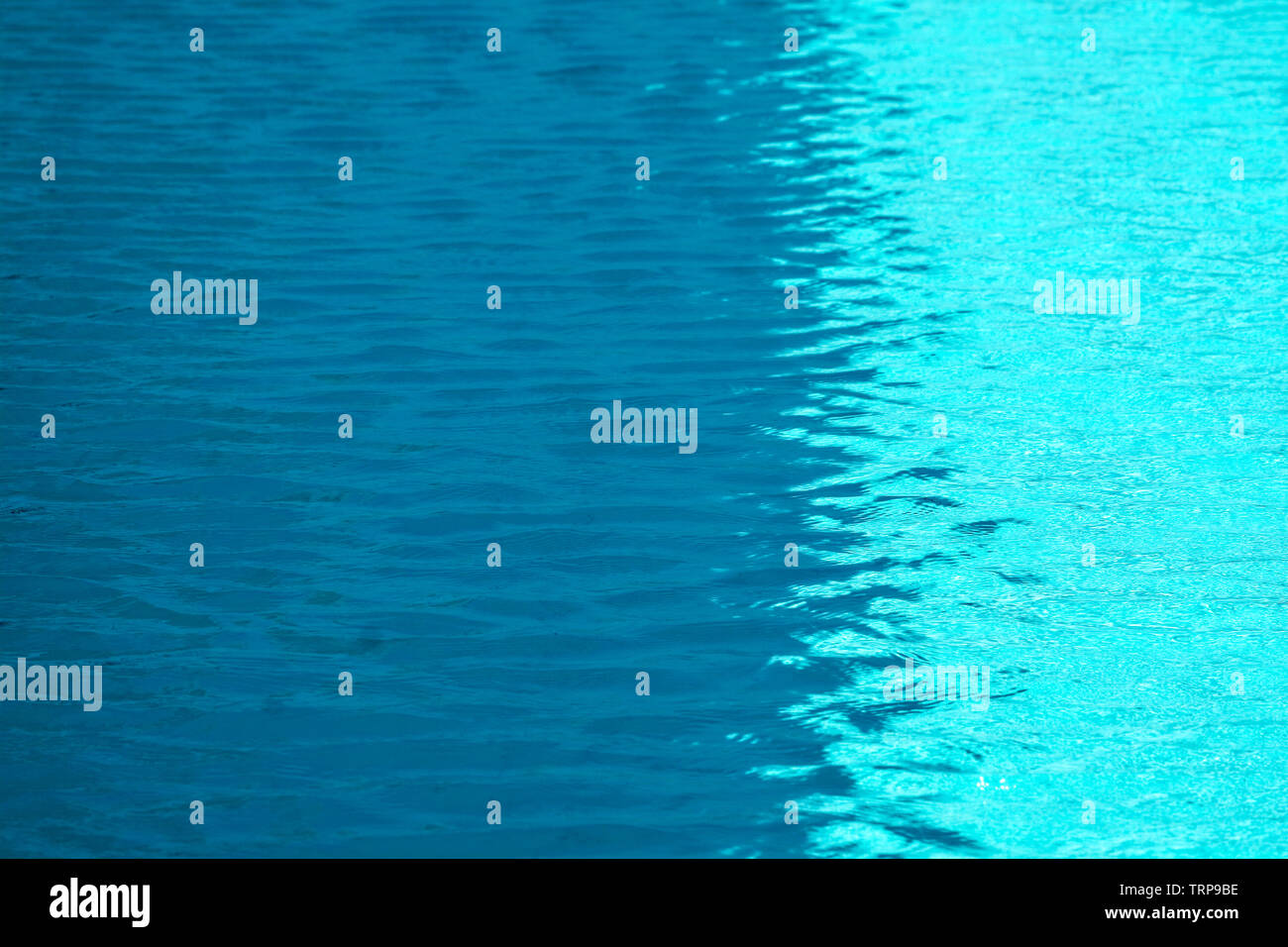 wave moving by wind on water surface of the swimming pool Stock Photo ...