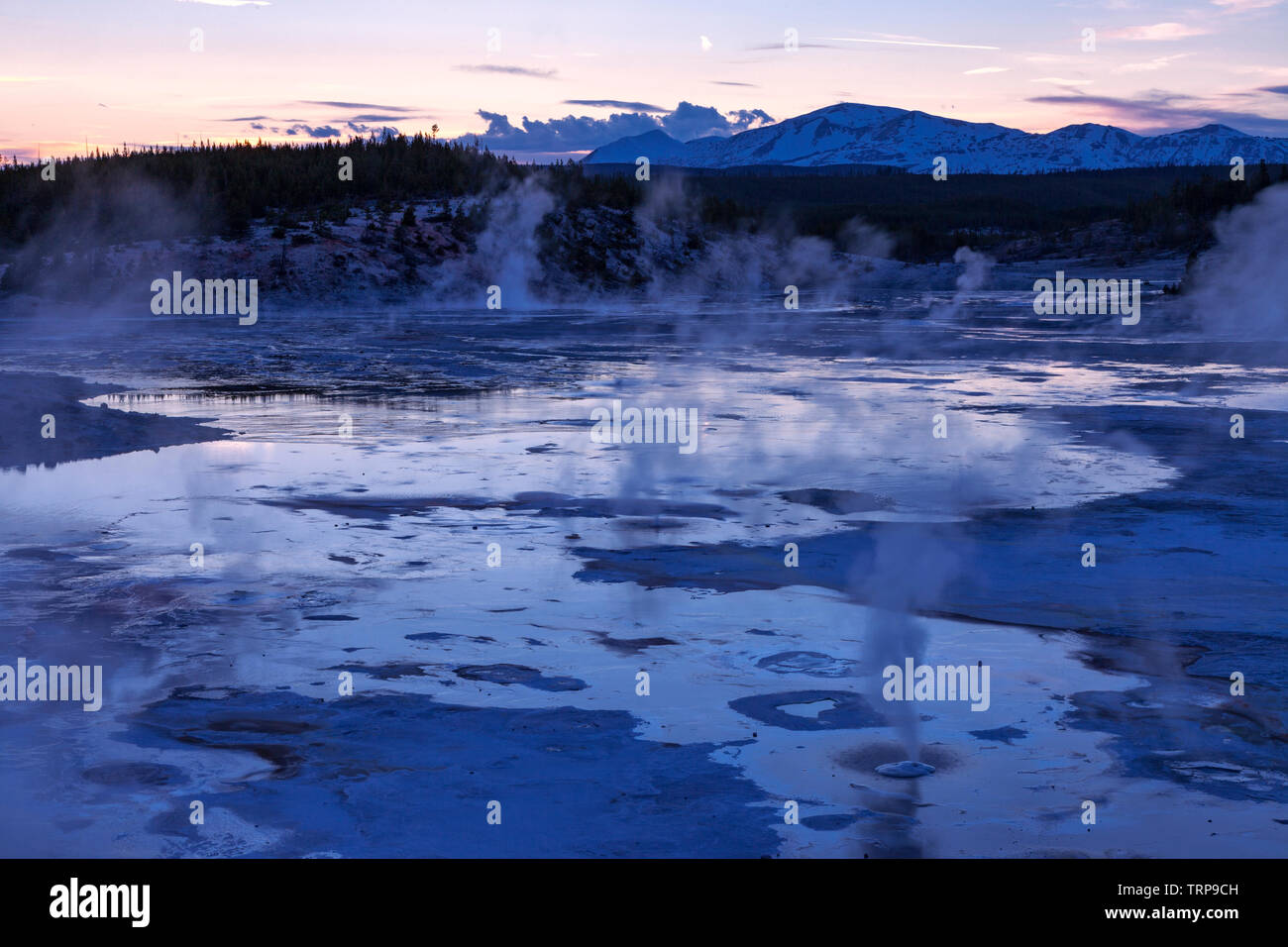 Norris basin in yellowstone hi-res stock photography and images - Alamy