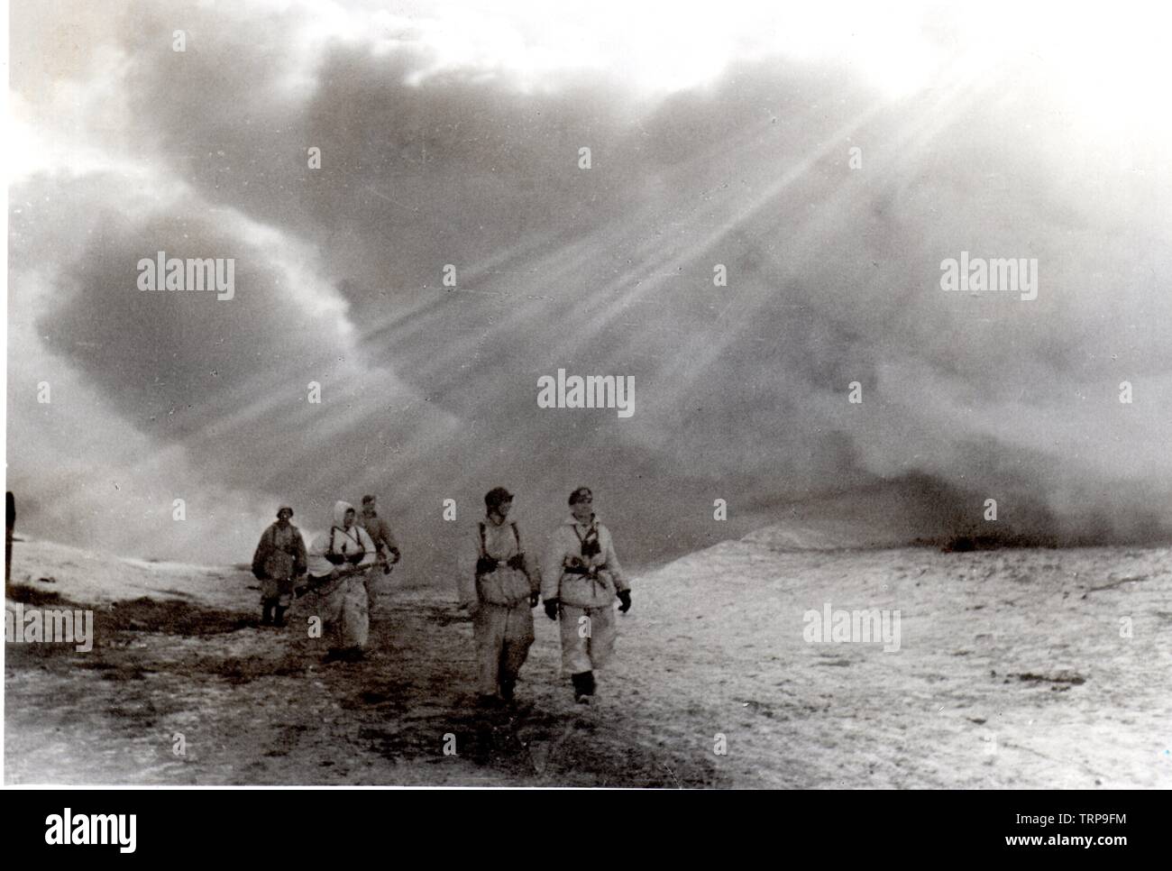 Wehrmacht soldiers in snow camouflage hi-res stock photography and ...