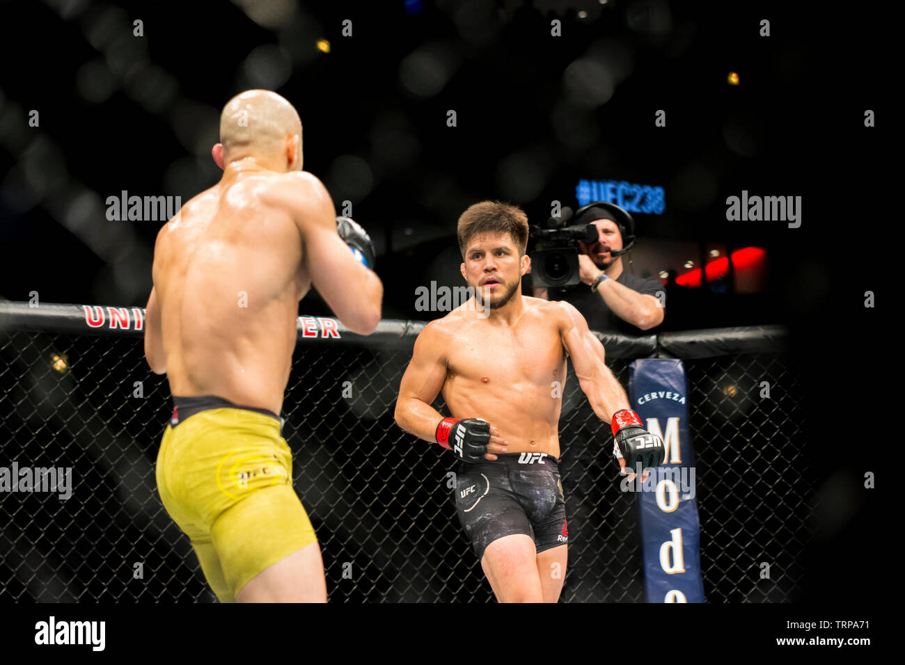 Chicago, IL, United States - June 8, 2019: Henry Cejudo fighting ...