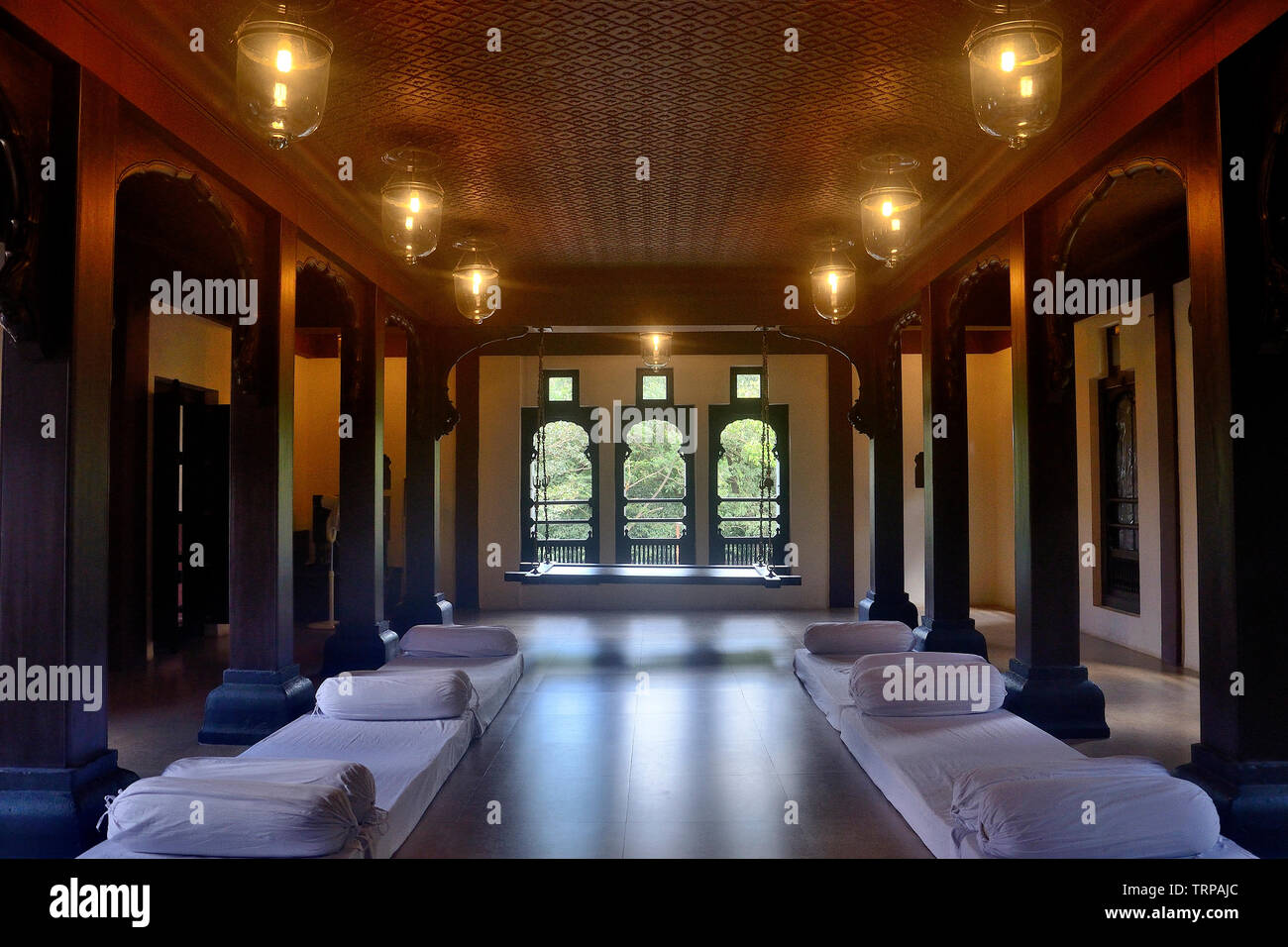 Inner view of an old wada (house), Girivan, Near Pune, Maharashtra ...