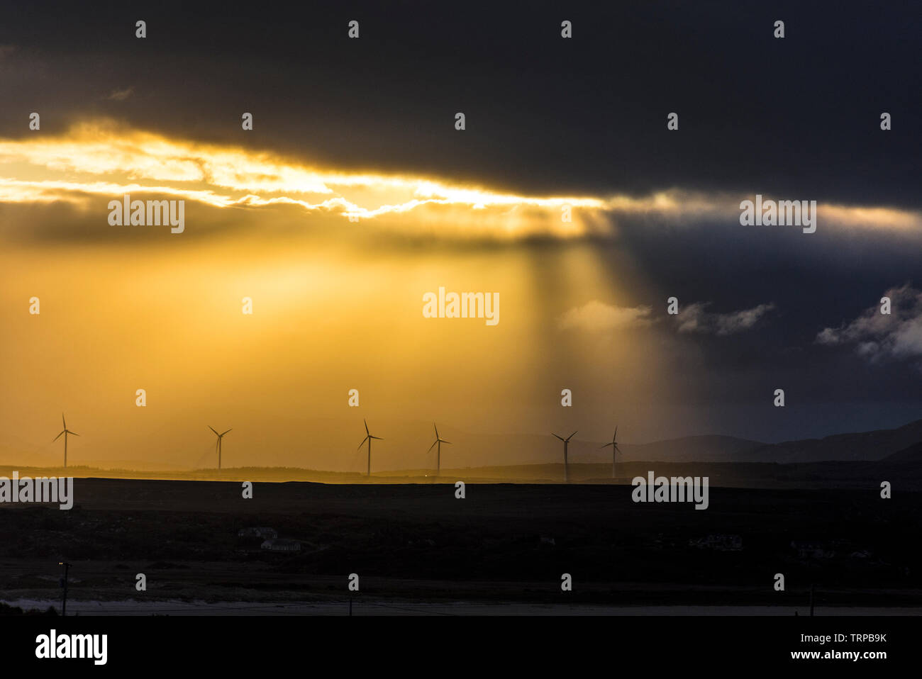 Maas, County Donegal, Ireland. 11th June 2019. The sun rises over a ...