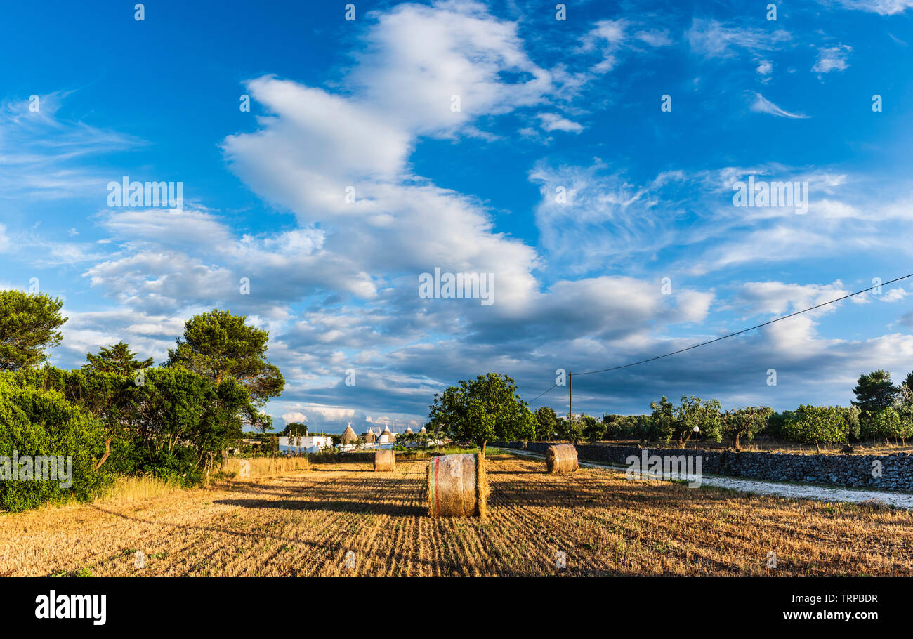 Trulli of Valle D'Itria and Alberobello Stock Photo - Alamy