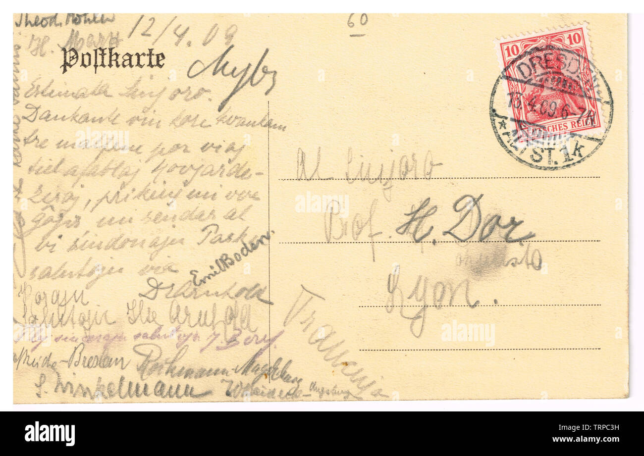 Postkarte souvenir hi-res stock photography and images - Alamy