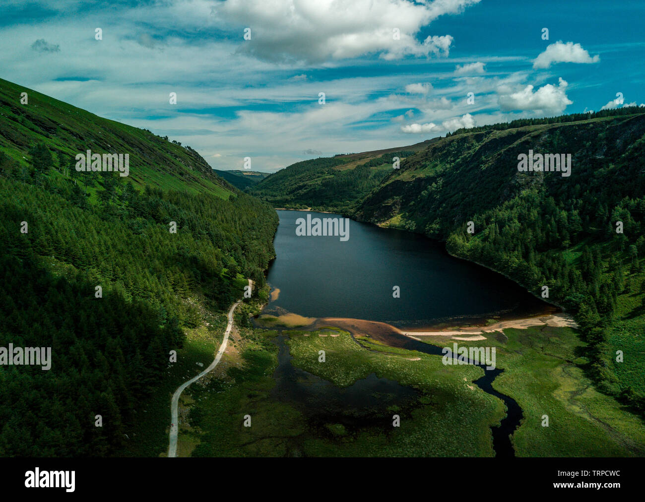 Lake in Glendalough, County Wicklow, Ireland Stock Photo - Alamy