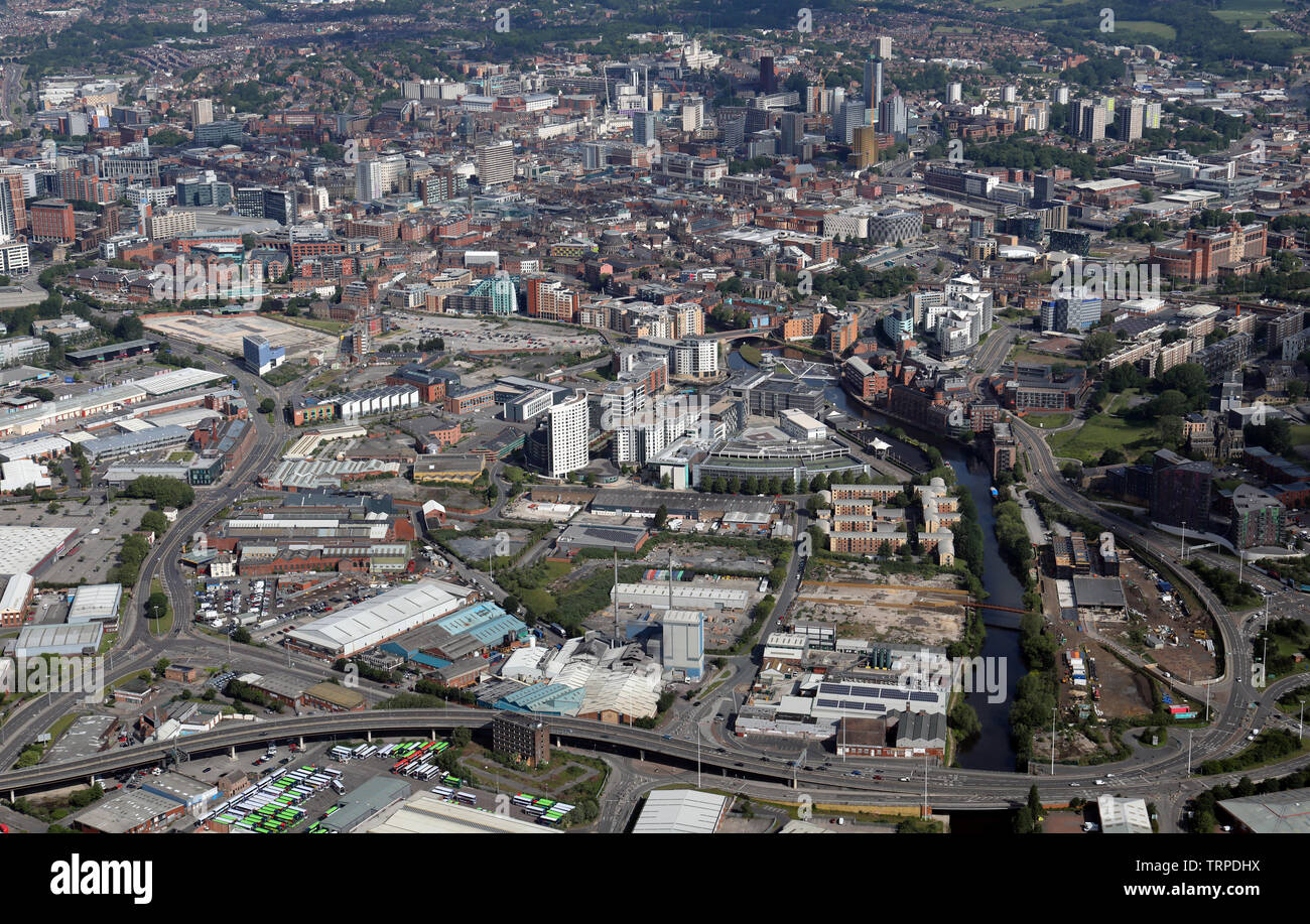 Aerial view leeds from south hi-res stock photography and images - Alamy