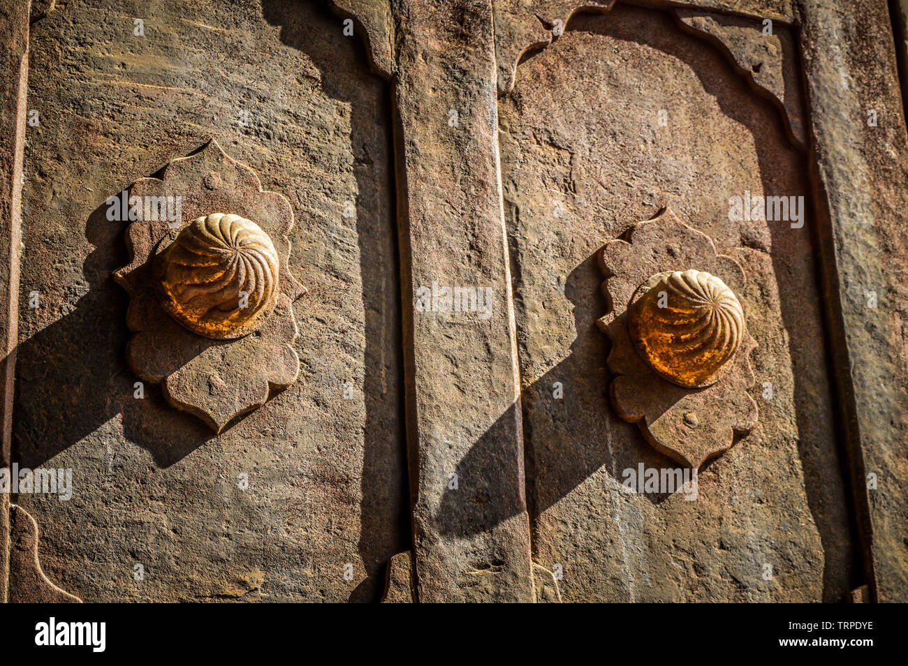 Classic door handle Stock Photo - Alamy