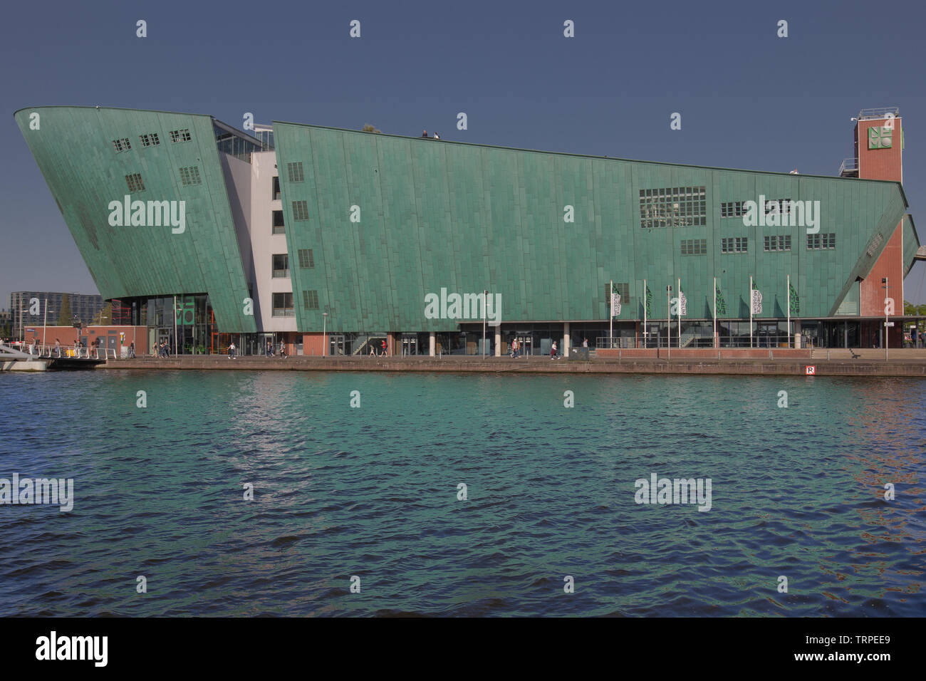 NEMO Science Centre on the waterfront in CBD Amsterdam Stock Photo - Alamy