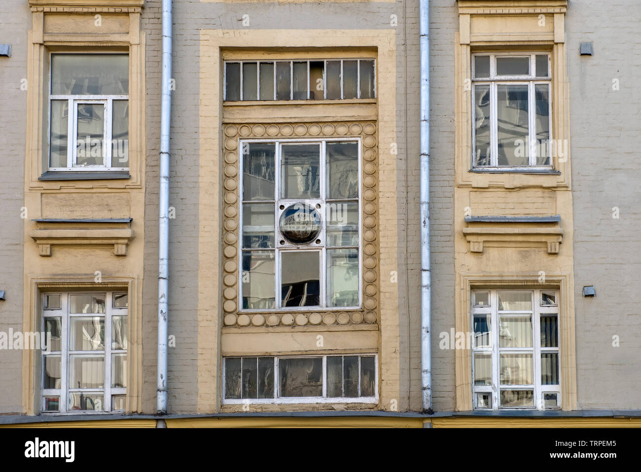 Various windows of a residential building Stock Photo - Alamy