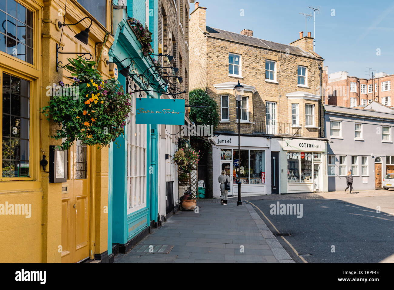 Row colorful houses notting hill hi-res stock photography and images ...