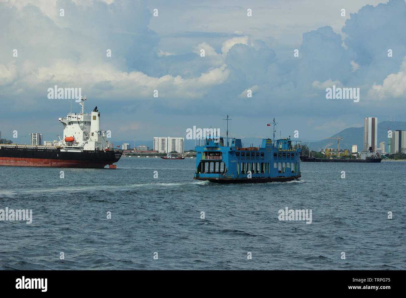 Penang Ferry services between island and main land Stock Photo - Alamy