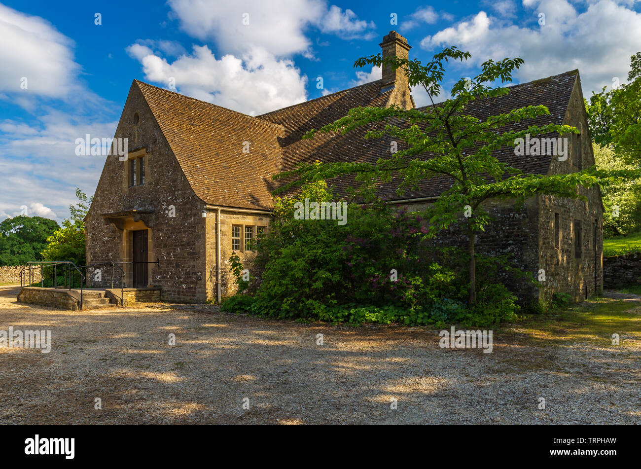 Village Hall, Miserden Stock Photo - Alamy