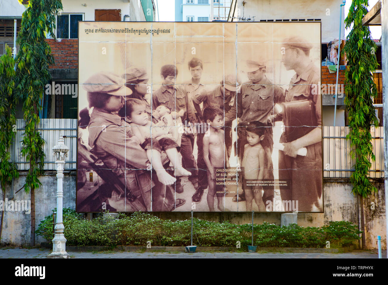 A Poster at S21 Tuol Sleng Genocide Museum, Phnom Penh, Cambodia ...