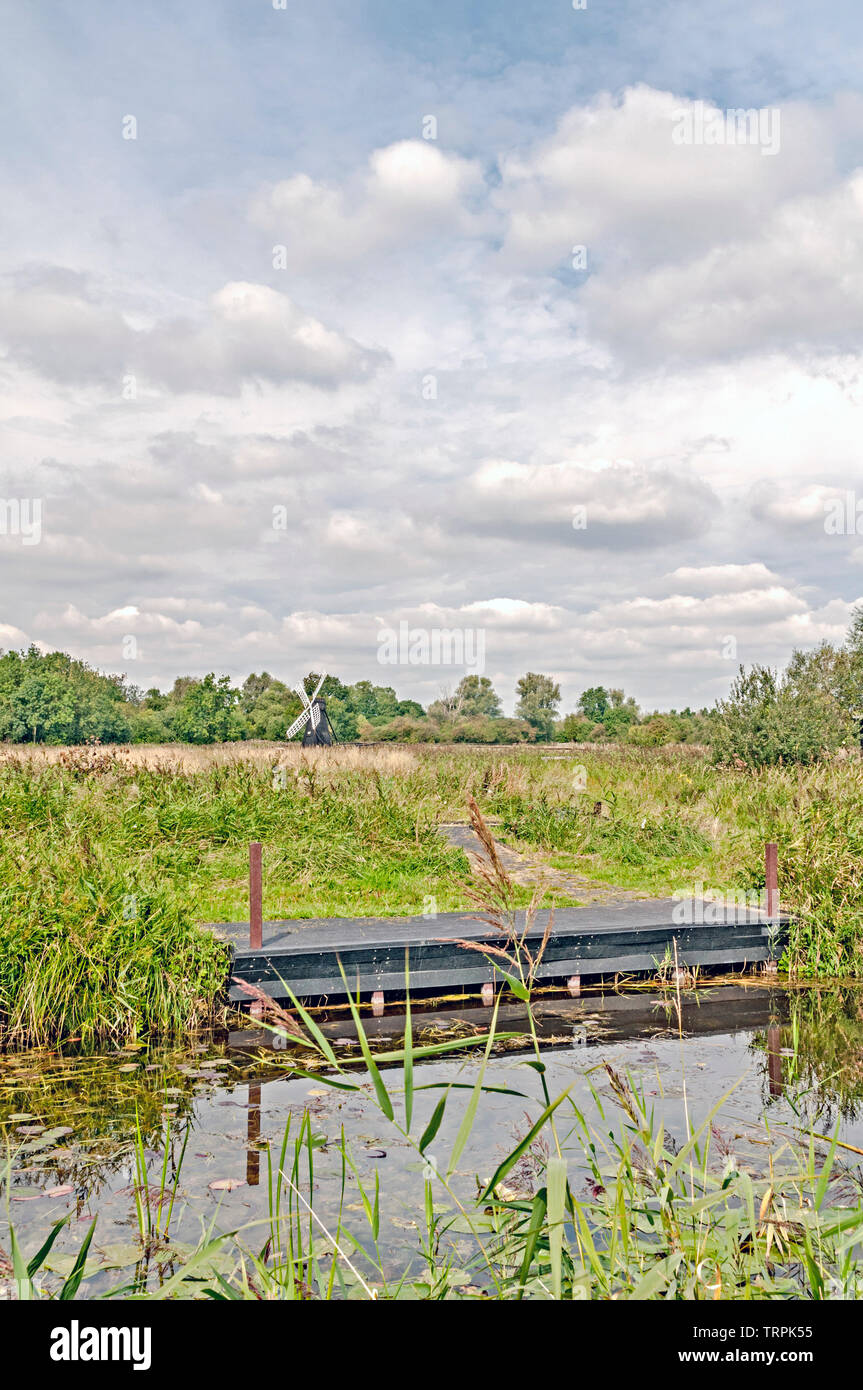 Flat fen landscape england hi-res stock photography and images - Alamy