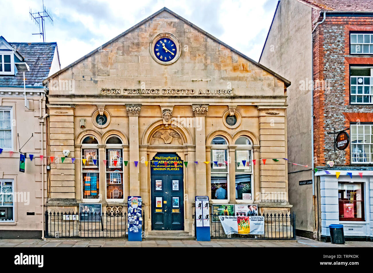 Wallingford (Oxfordshire, England): Marktplatz Market place Stock Photo ...