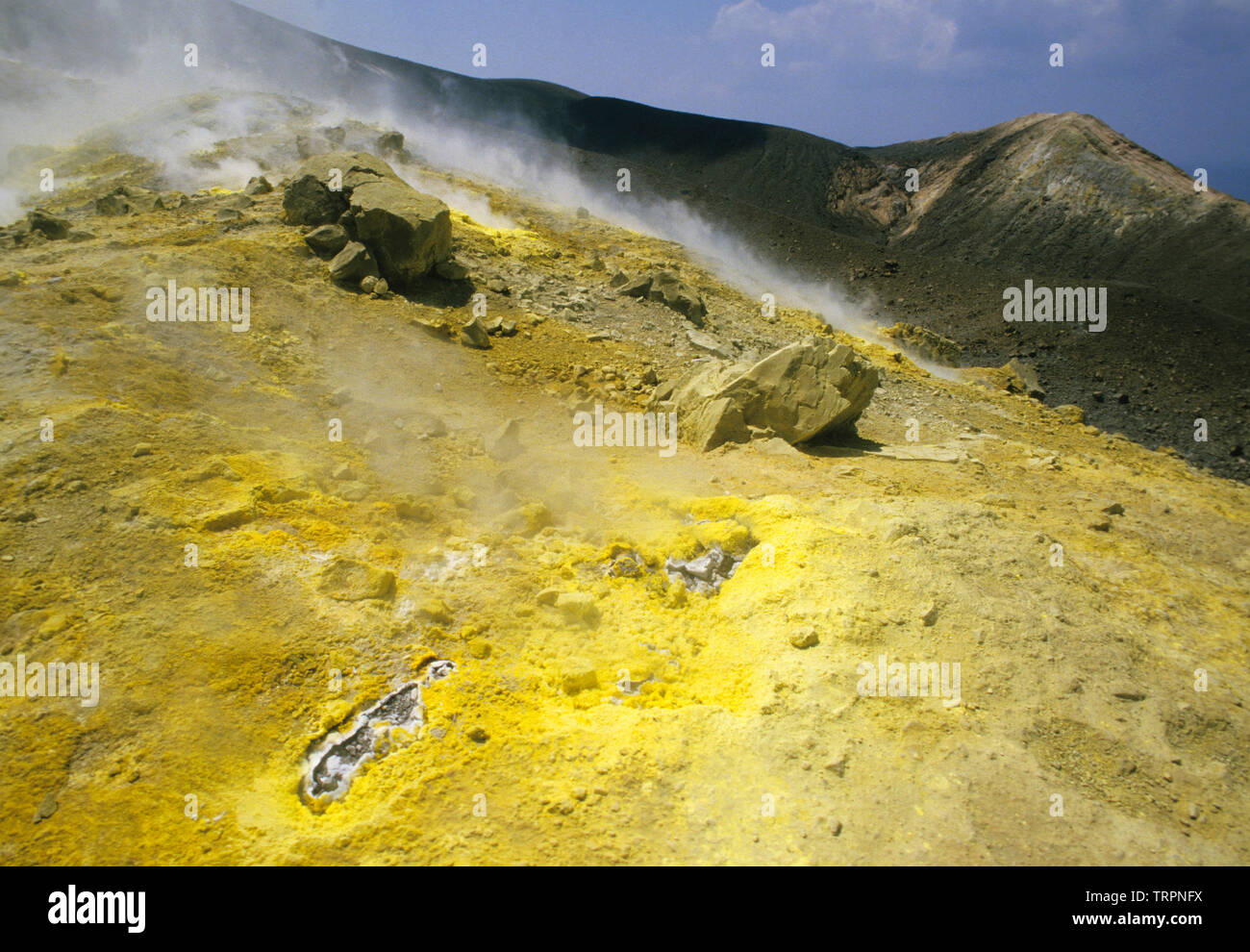 vulcano island, eolie islands (aeolian Islands), messina province ...