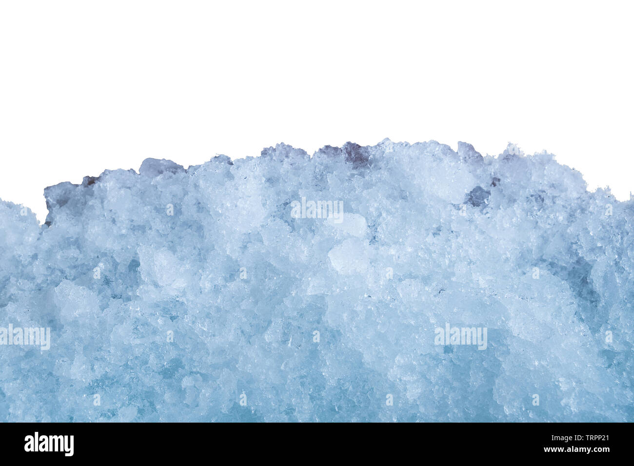 Ice stick cluster on white background Stock Photo - Alamy