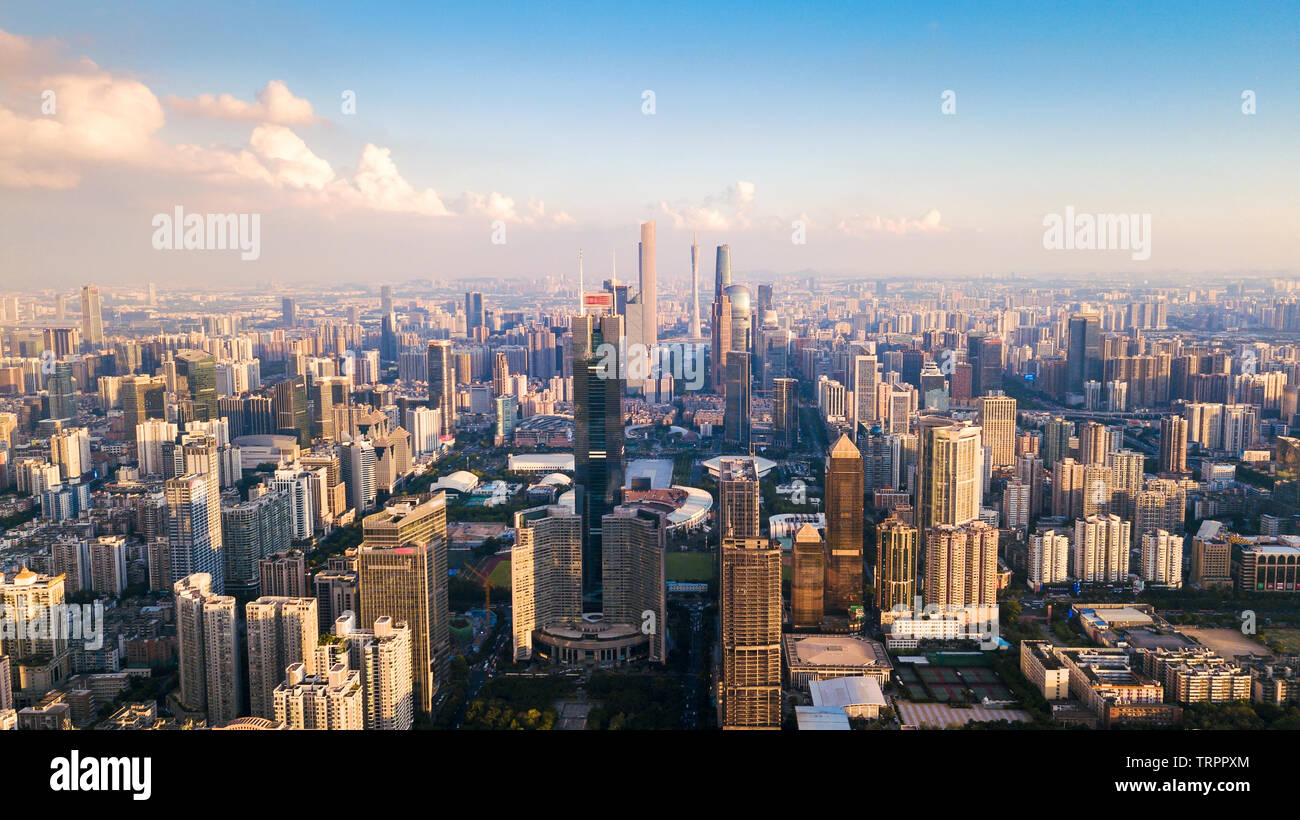 Aerial photography of Guangzhou, China Stock Photo - Alamy