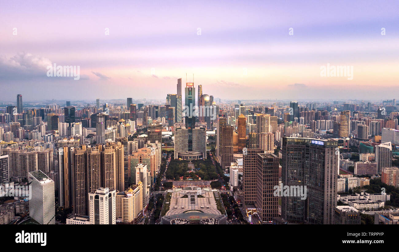 Aerial photography of Guangzhou, China Stock Photo - Alamy