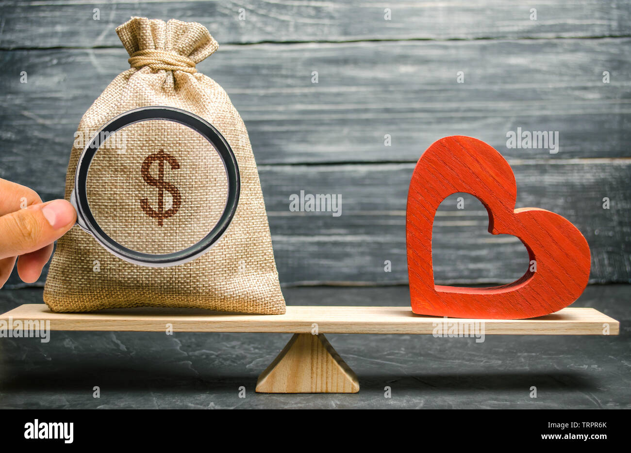 Money versus passion hi-res stock photography and images - Alamy