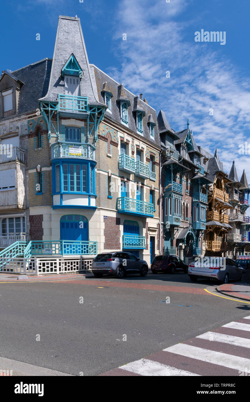 Old houses in normandy Stock Photo - Alamy