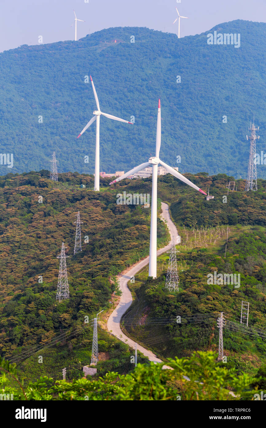 No one has windmills with sky technology hi-res stock photography and ...