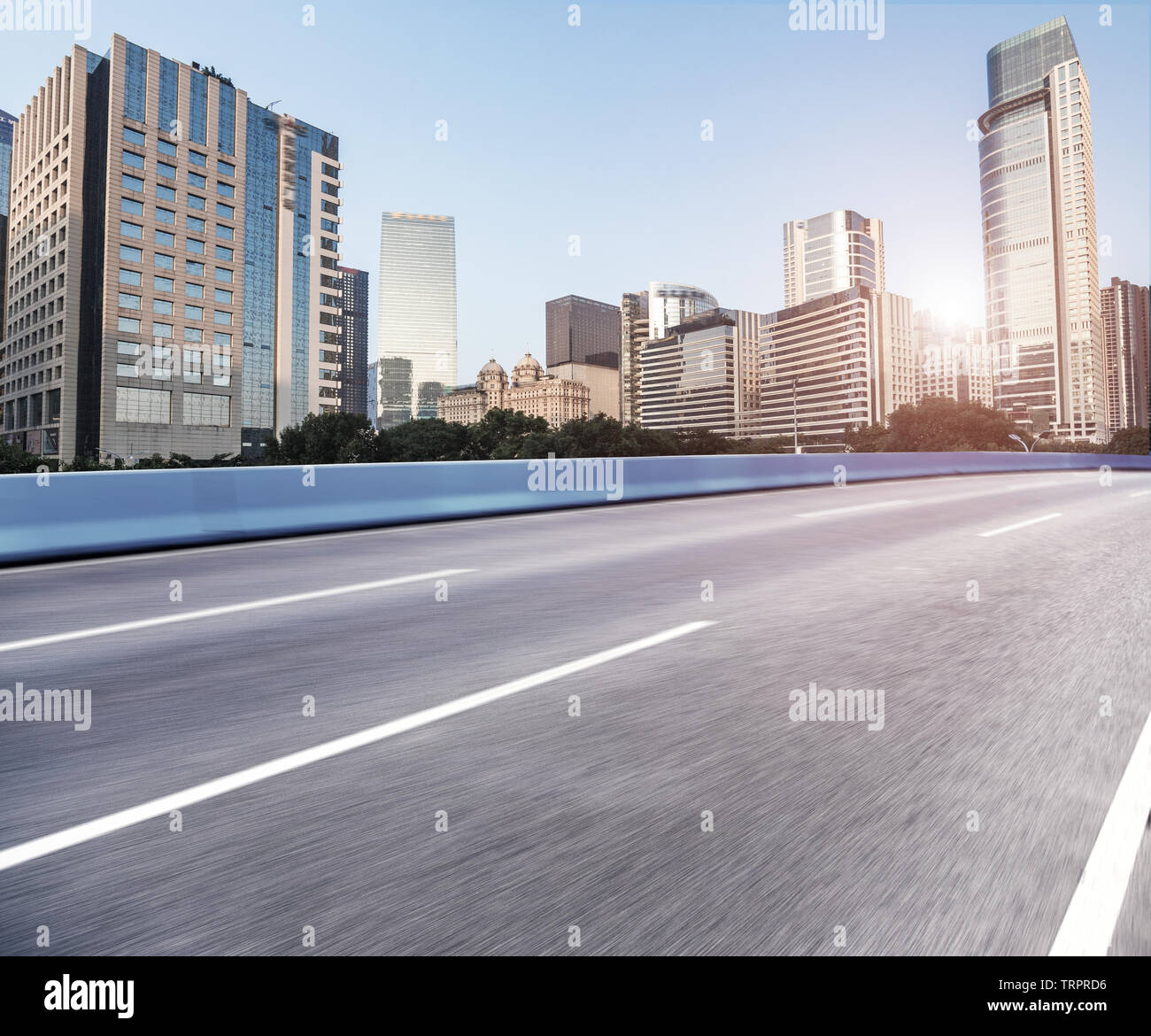 Urban highway without car in Guangzhou, China Stock Photo - Alamy