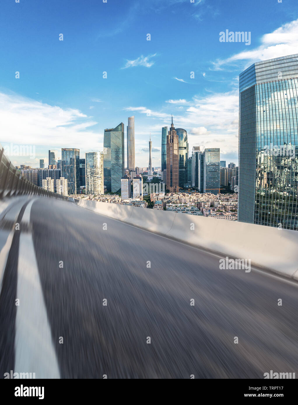 Urban highway without car in Guangzhou, China Stock Photo - Alamy