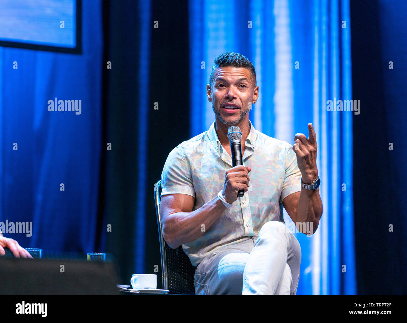 Bonn, Germany - June 8 2019: Wilson Cruz (*1973, American actor - Star ...