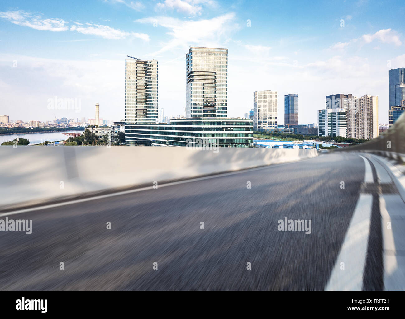 Urban highway without car in Guangzhou, China Stock Photo - Alamy