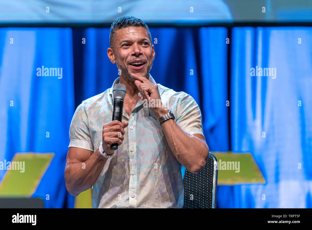 Bonn, Germany - June 8 2019: Wilson Cruz (*1973, American actor - Star ...