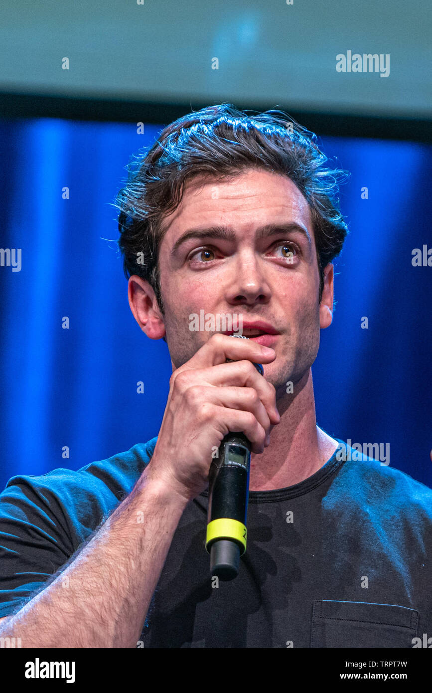 Bonn, Germany - June 8 2019: Ethan Peck (*1986, American actor - Star ...