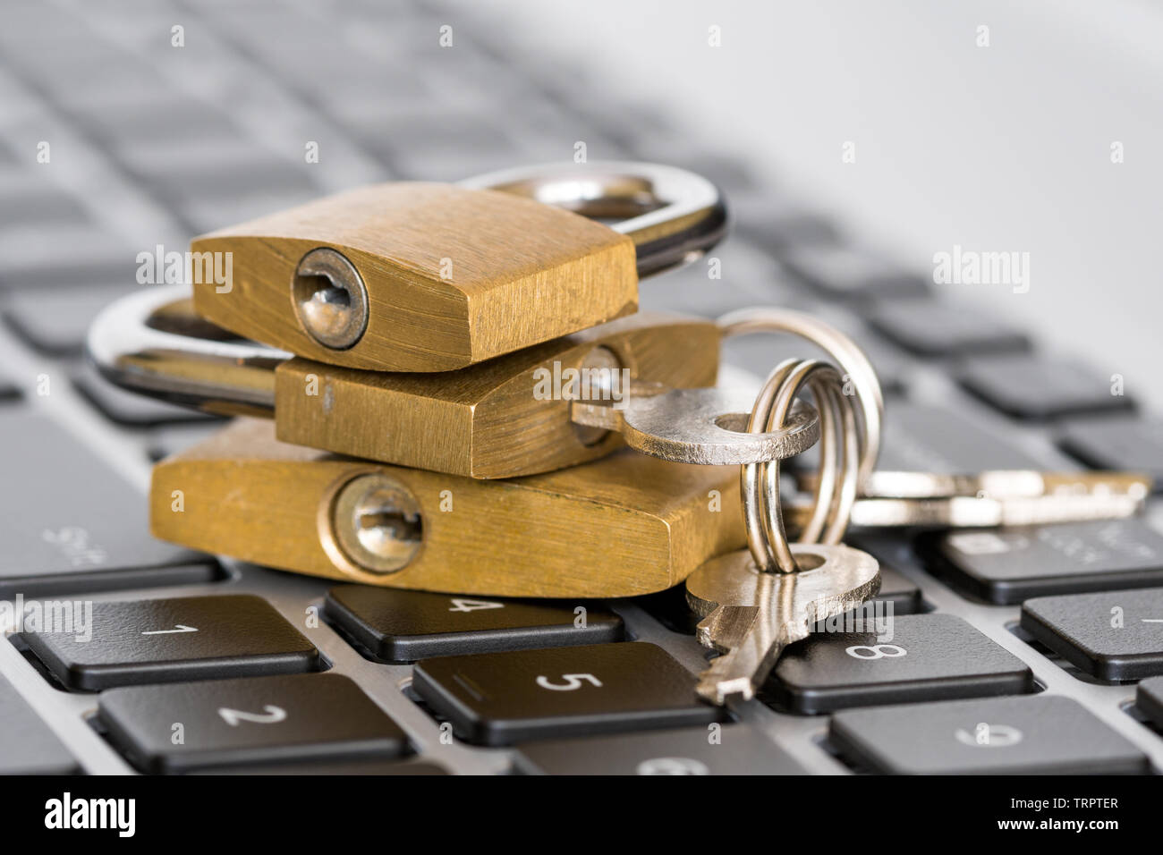 Three padlocks hi-res stock photography and images - Alamy