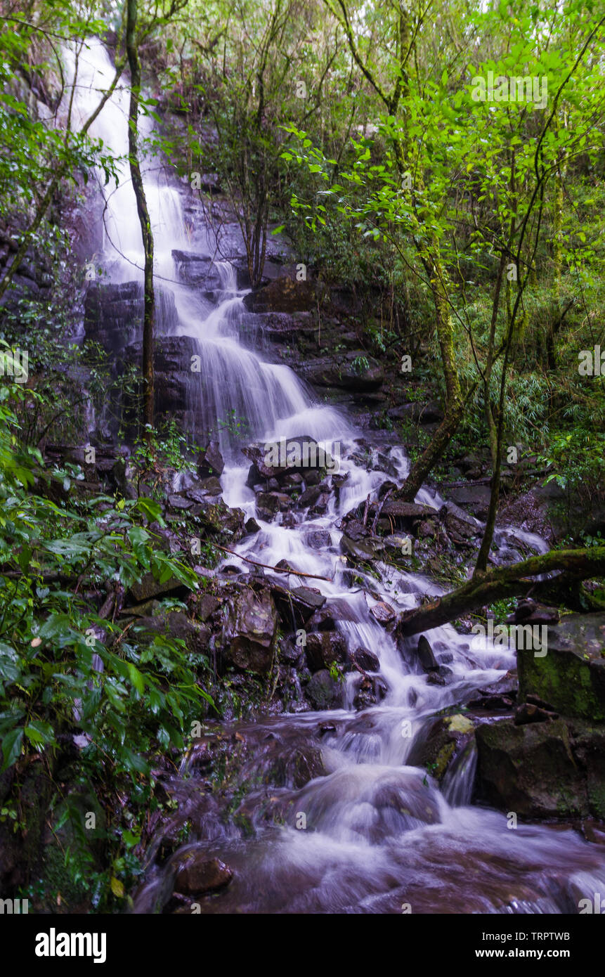 Beautiful cascade photographed in long exposure Stock Photo - Alamy