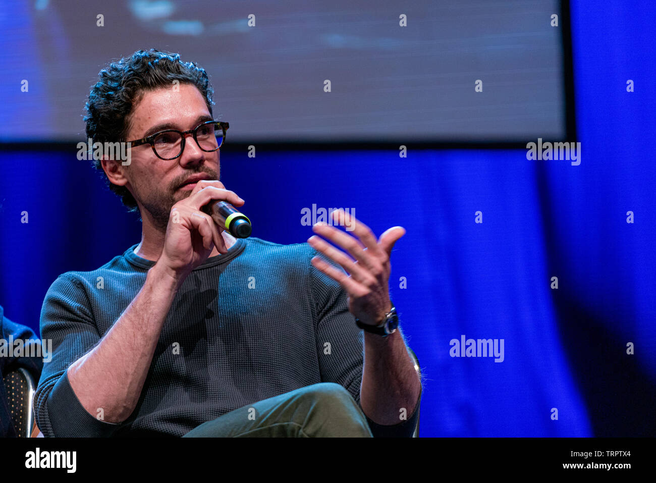 Bonn, Germany - June 8 2019: Steven Strait (*1986, American actor and ...